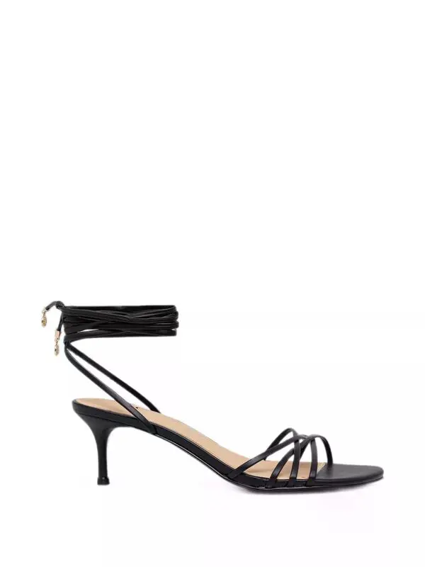 Guess Strappy Lace-up Sandals - Black