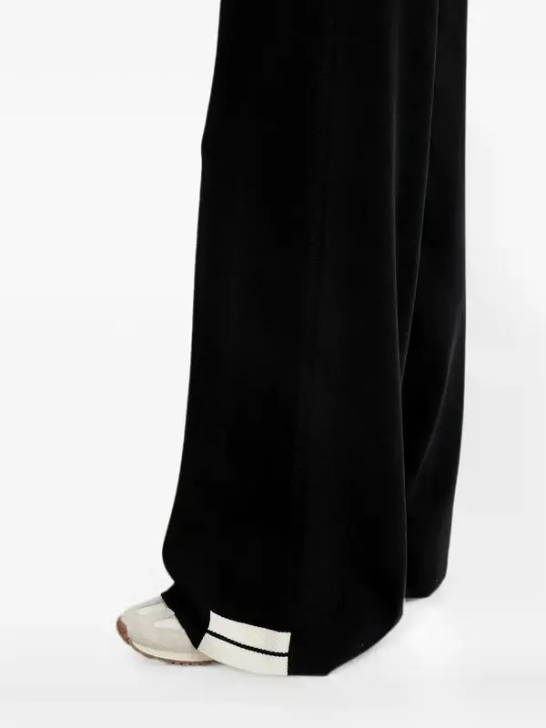 Guess Wide-leg Track Pants With Logo Embroidery