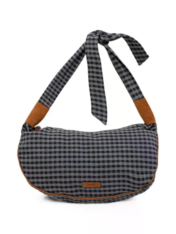 SESSUN Mini Lango Gingham-check Shoulder Bag