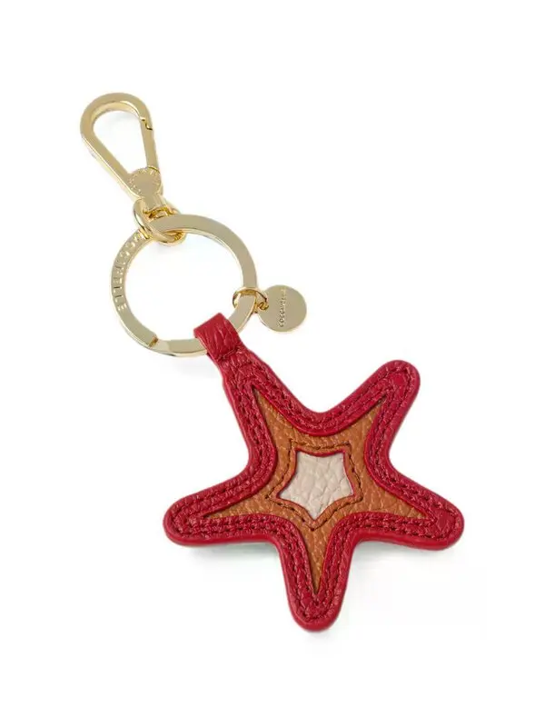 COCCINELLE Shell Marine-star Keyring - Red