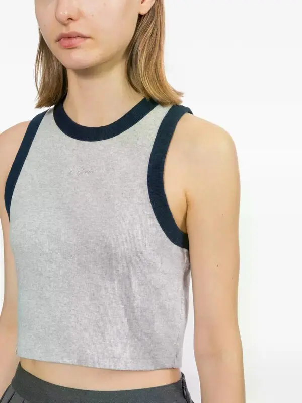 AAPE BY *A BATHING APE Logo Embroidered Tank Top