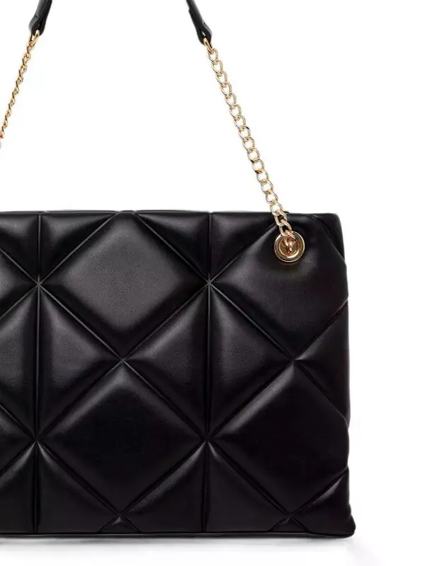 Moschino Logo-plaque Quilted Shoulder Bag