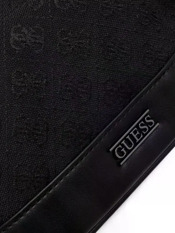 Guess Boston Monogram Print Wash Bag