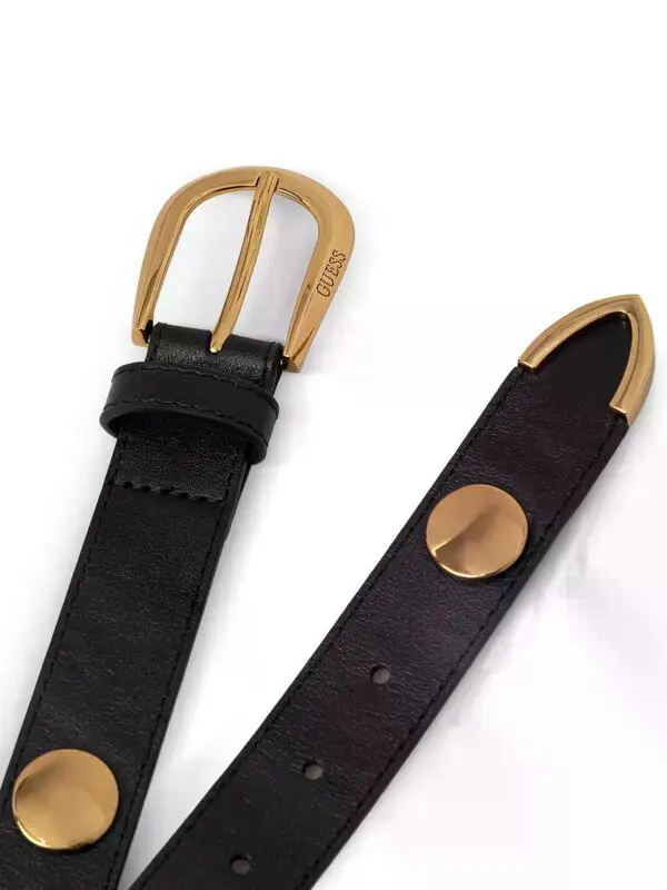 Guess Stud-embellished Leather Belt