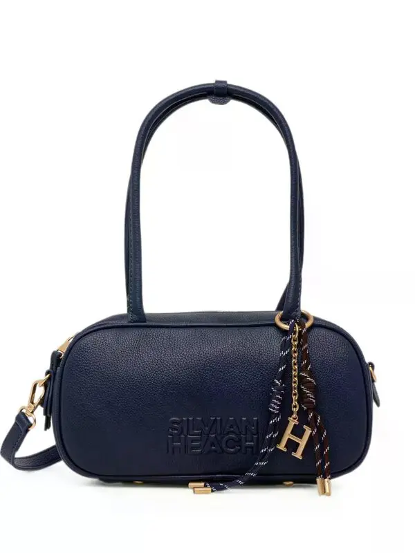 SILVIAN HEACH Logo-debossed Charm-detail Tote Bag - Blue