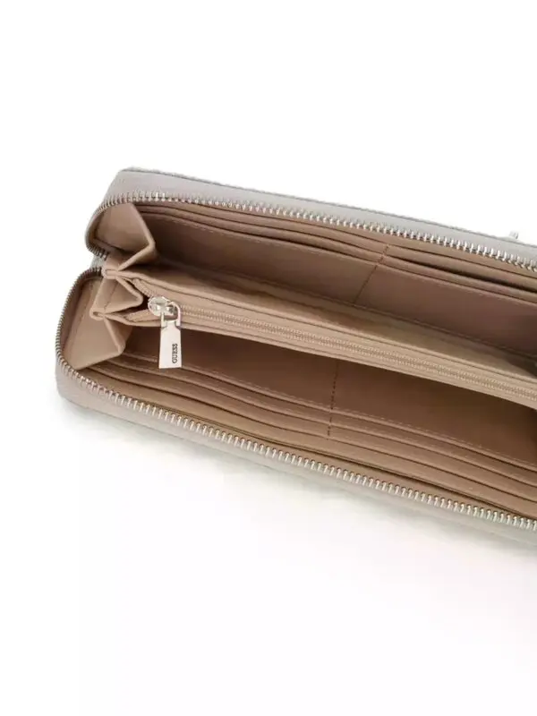 Guess Monogram-print Buckled Wallet