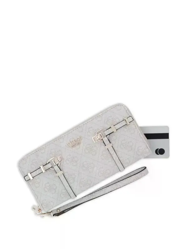 Guess Monogram-print Buckled Wallet