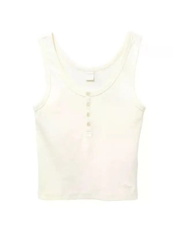 AAPE BY *A BATHING APE Ribbed Henley Tank Top