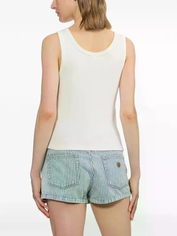 AAPE BY *A BATHING APE Ribbed Henley Tank Top