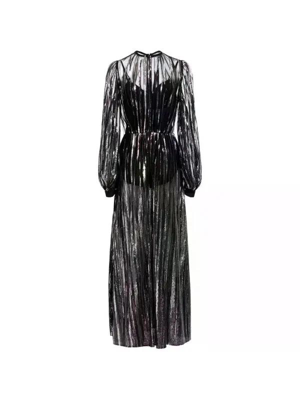 Elie Saab Sequin-embroidered Tulle Maxi Dress