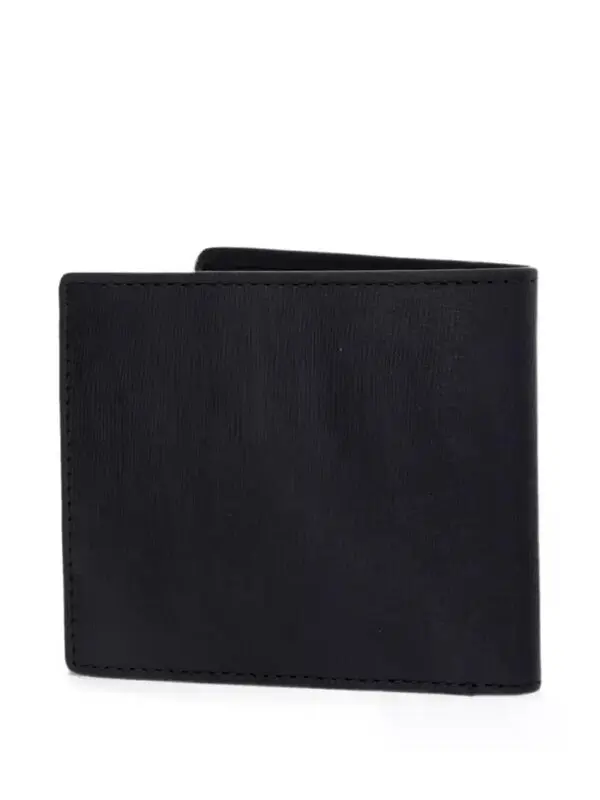 BLAUER. Leather Bi-fold Wallet - Black