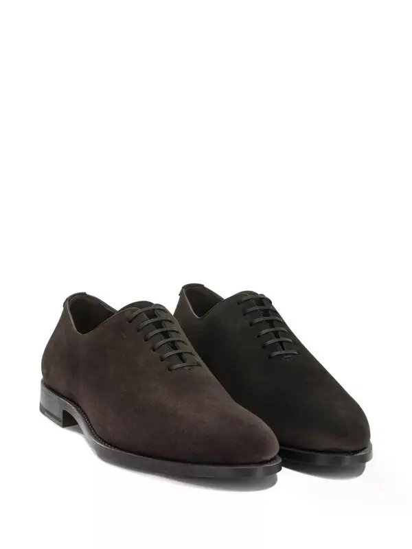 FERRAGAMO Suede Lace-up Shoes
