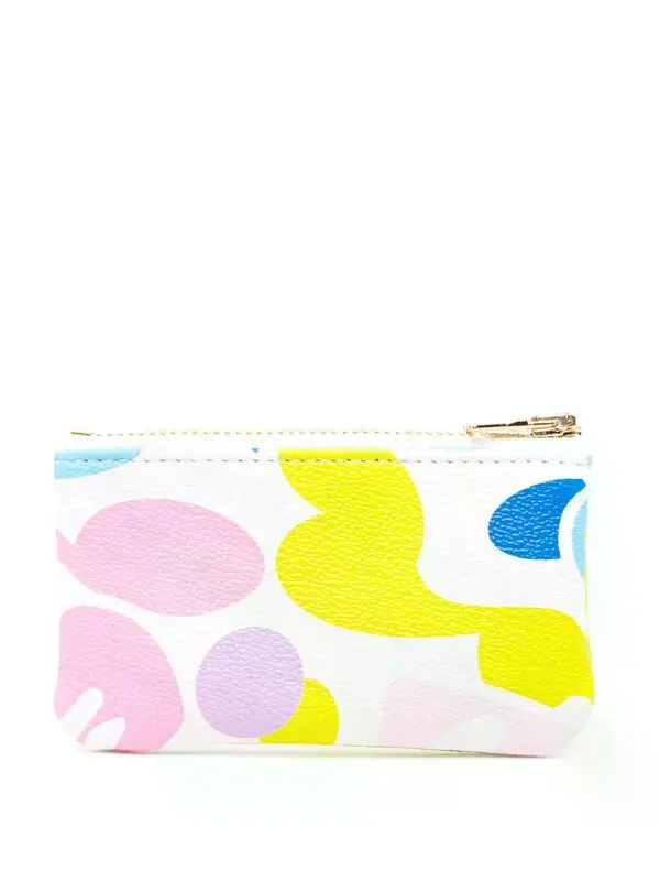 AAPE BY *A BATHING APE Heart-motif Ball-chain Cardholder - White