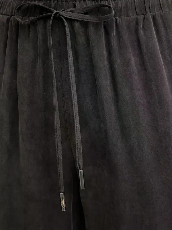 Guess Drawstring-waist Wide-leg Trousers