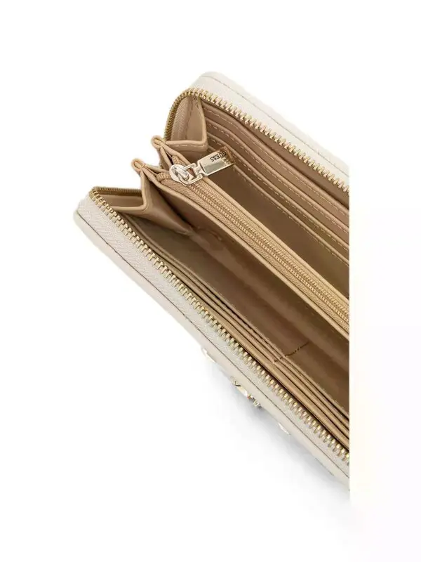 Guess Anise Logo-embossed Zip-around Wallet