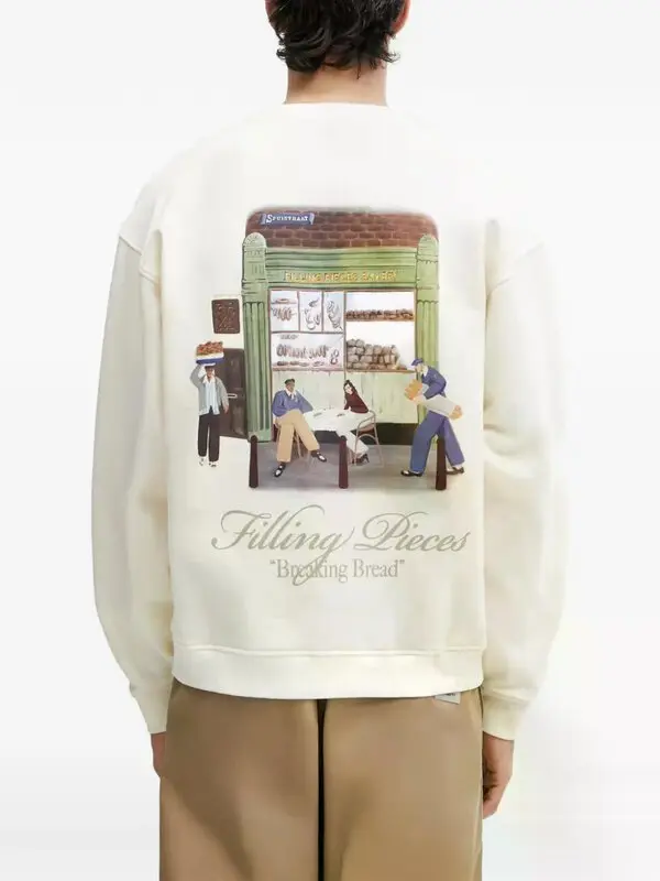 Filling Pieces Bakery Graphic Print Sweatshirt