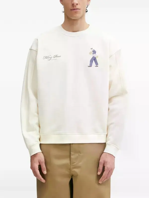 Filling Pieces Bakery Graphic Print Sweatshirt - Neutrals