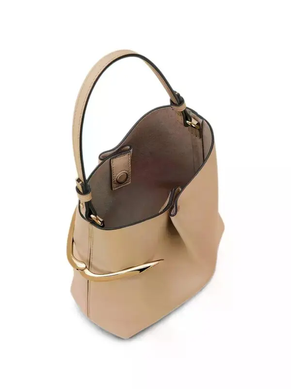Givenchy Mini Pinch Me Leather Bucket Bag - Neutrals