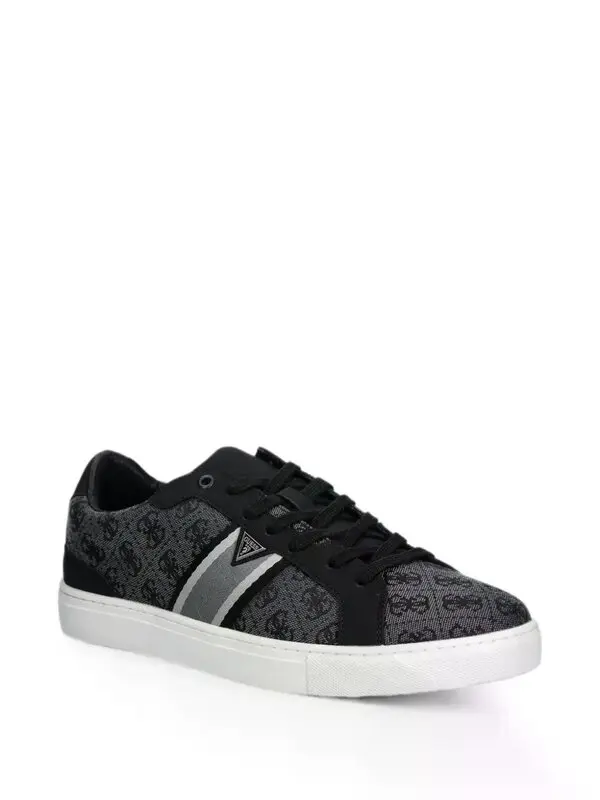 Guess Todi Ii Logo-print Panelled Sneakers - Grey
