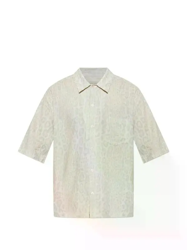 ALLSAINTS Cruz Leo Leopard-print Short-sleeve Shirt