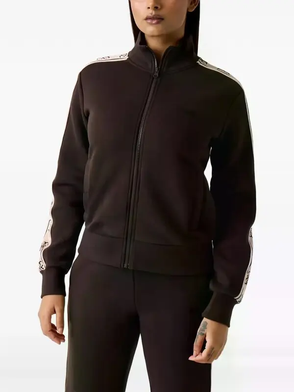 Guess Logo Tape Zip-up Sweater