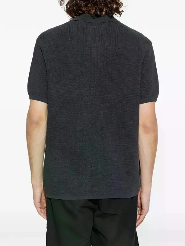 ALLSAINTS Aspen Waffle-knit Polo Shirt