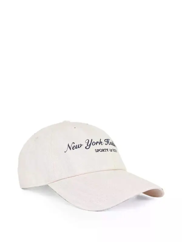 SPORTY & RICH Embroidered Logo Baseball Cap
