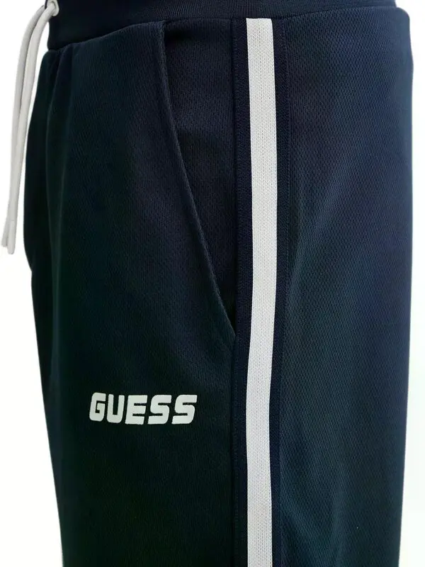 Guess Lansa Side-stripe Logo-print Track Pants