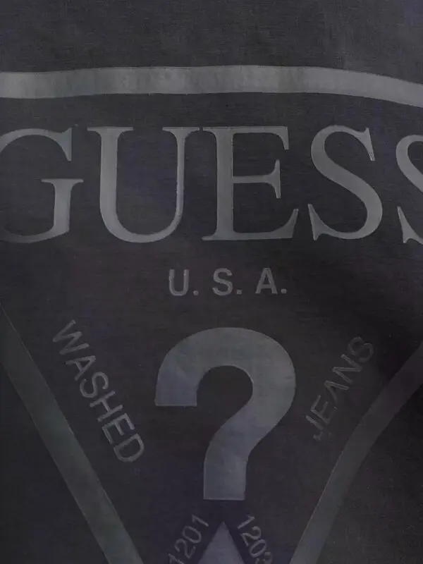 Guess Logo-print Cropped Hoodie