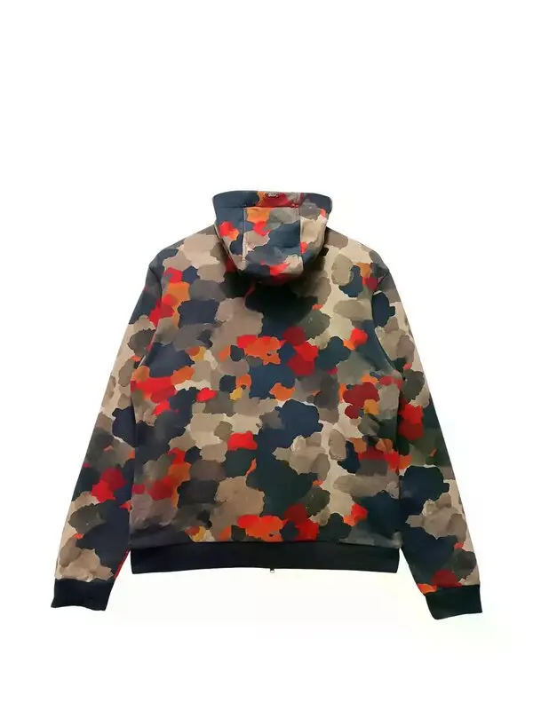 Herno Camouflage-print Zip-up Hoodie