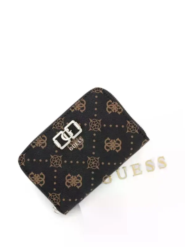 Guess Emelie Logo-print Zip-around Wallet