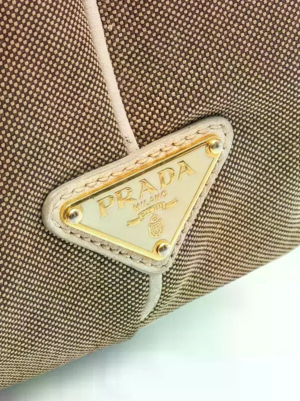 Prada Jacquard Logo Tote Bag