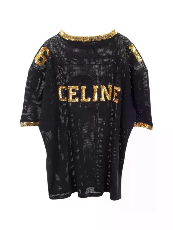 Celine Sequin-embellished "16" T-shirt