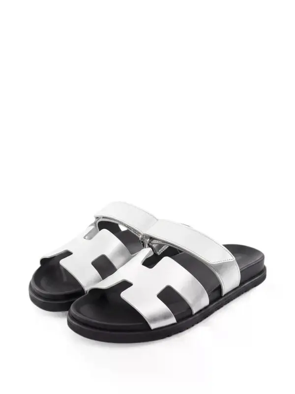 Hermès Chypre Cut-out Slide Sandals