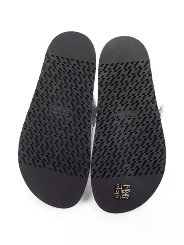 Hermès Chypre Cut-out Slide Sandals