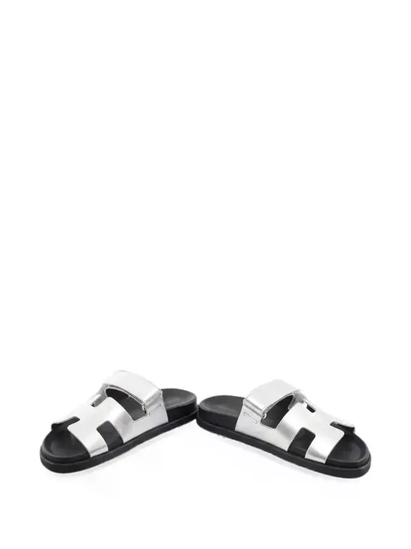 Hermès Chypre Cut-out Slide Sandals