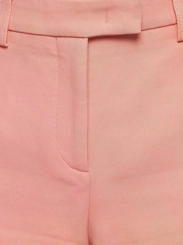 Emilio Pucci High-waisted Crepe Shorts