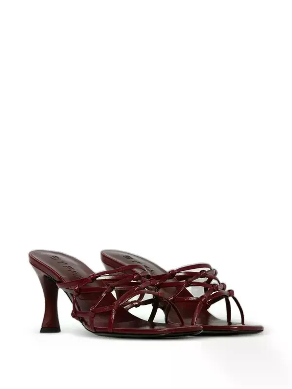 By Far Malaya Sour Knotted Leather Sandals
