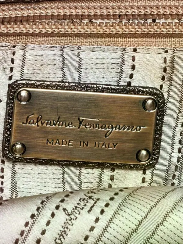 FERRAGAMO Vara Bow Sequin Tote Bag