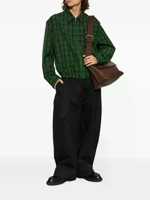 Marni Plaid-pattern Zip-up Jacket