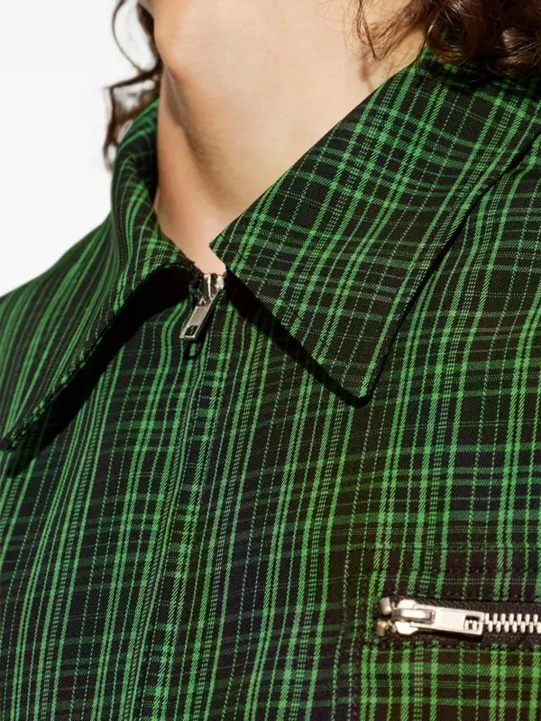 Marni Plaid-pattern Zip-up Jacket