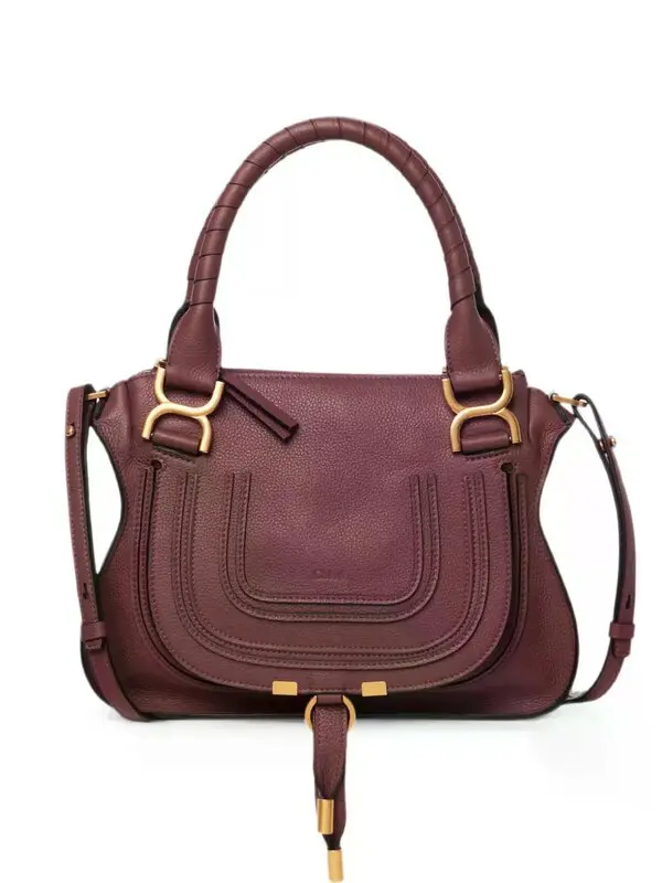 Chloé Marcie Grained Leather Shoulder Bag - 27m
