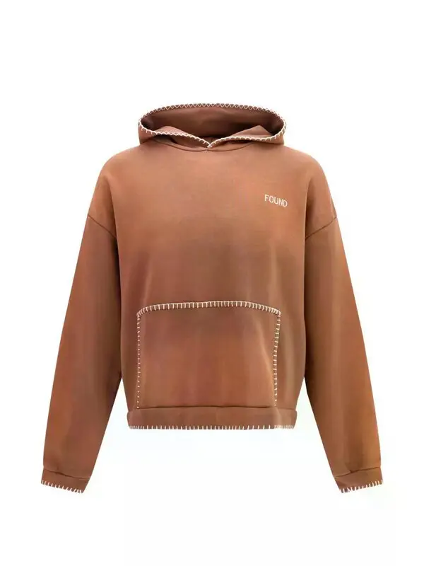 FOUND Logo-embroidered Hoodie