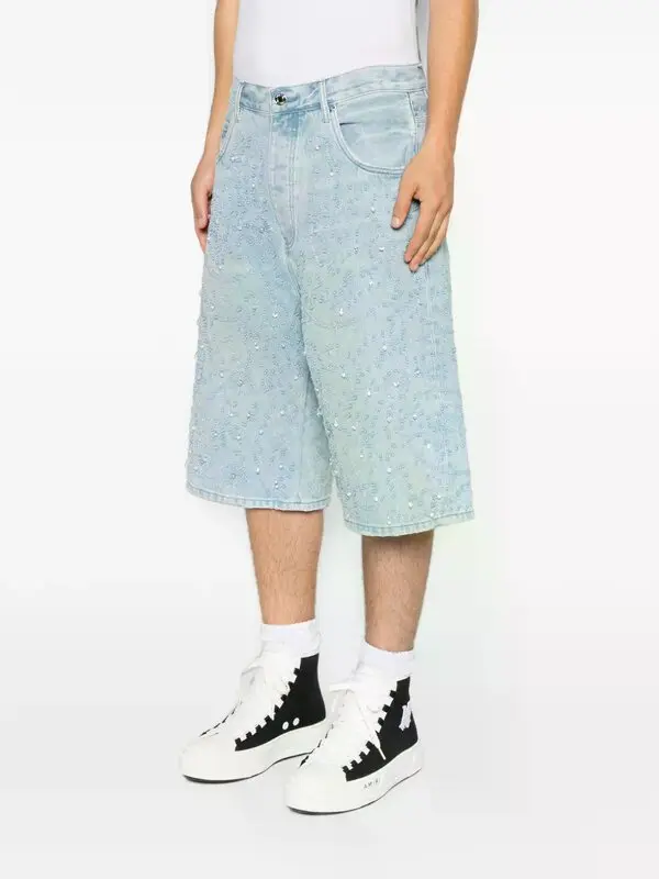 PURPLE BRAND Beaded-embellished Shorts