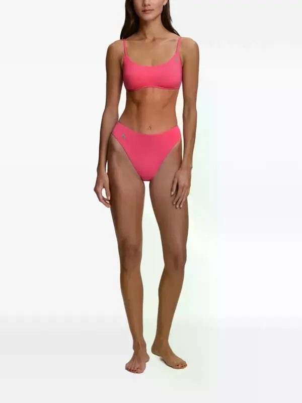 Polo Ralph Lauren Kennedy Logo-embroidered Bikini Set
