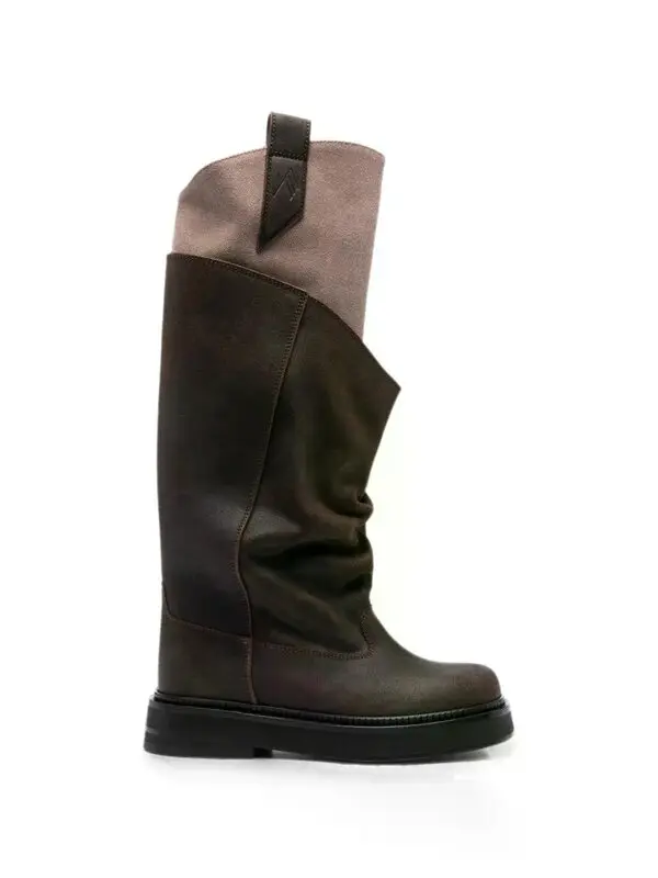 Attico Robin Passeggiata Combat Boots - Brown