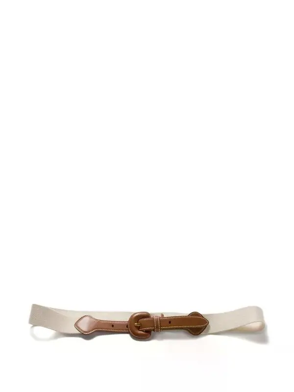 Miu Miu Leather And Cord Belt - Neutrals
