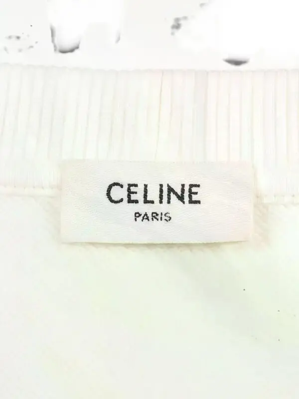 Celine 10s Logo-print Short-sleeve T-shirt