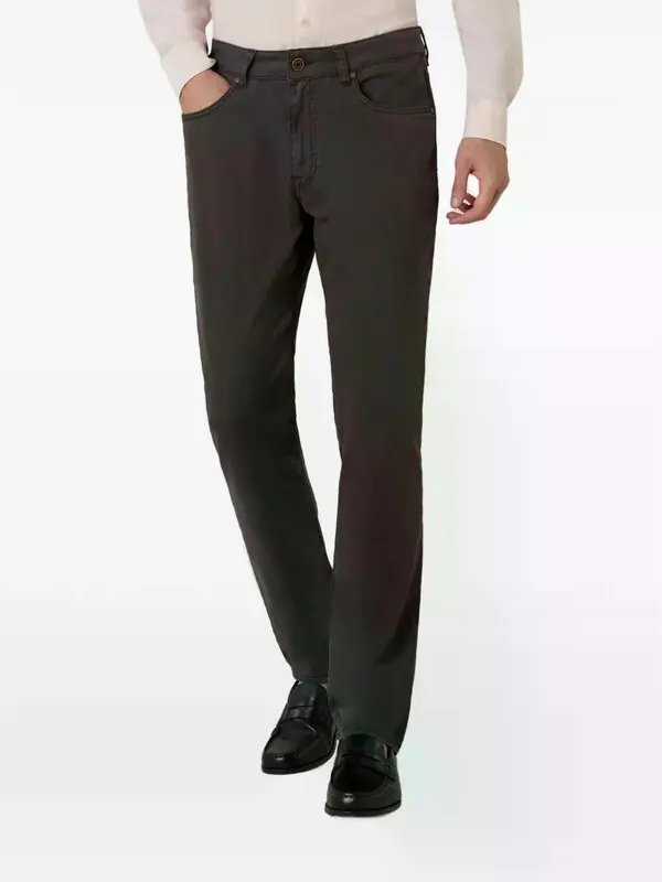 Boglioli Garment-dyed Five-pocket Trousers