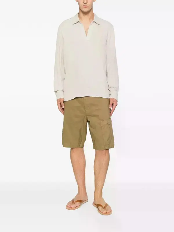 MC2 SAINT BARTH Ventotene Cotton-goffer Long-sleeved Shirt